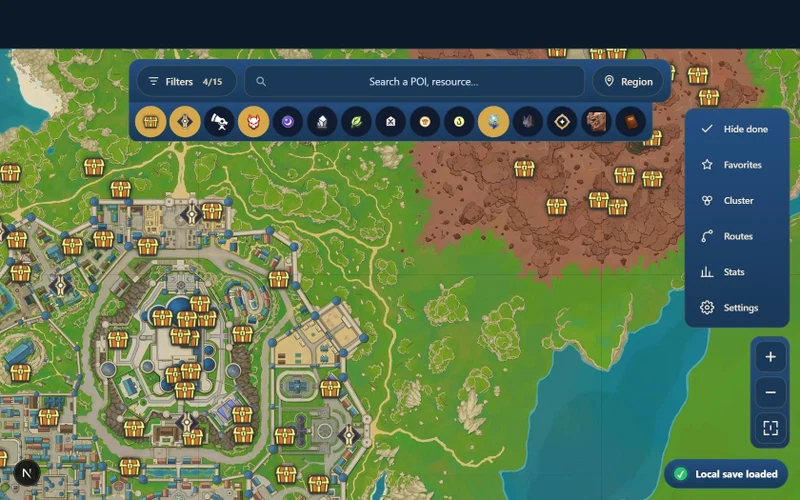Seven Deadly Sins: Origin Community Routes: Farm & Exploration Paths